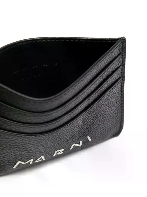 Marni Logo-embroidered Cardholder
