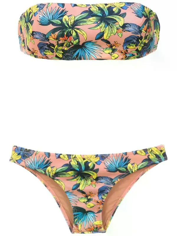 AMIR SLAMA Printed Two-piece Bikini
