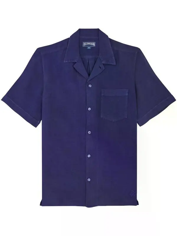 Vilebrequin Short-sleeve Linen Shirt