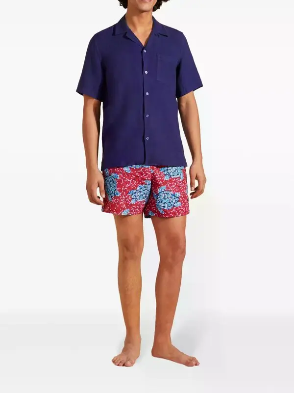 Vilebrequin Short-sleeve Linen Shirt