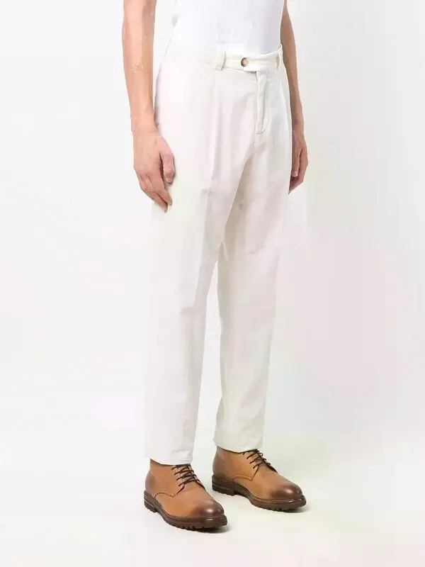 Brunello Cucinelli Pleat-detail Cotton Trousers