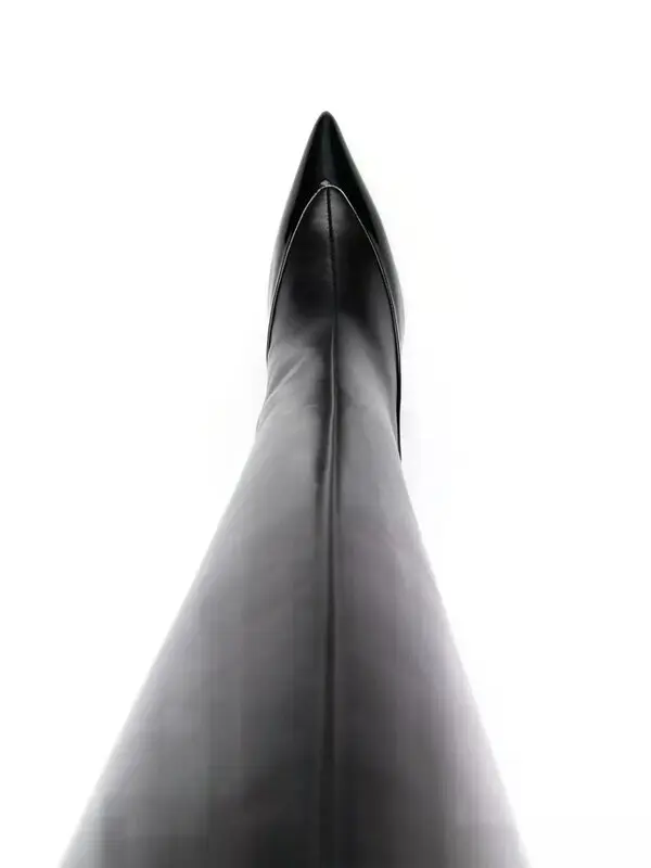 Givenchy Raven 80mm Leather Boots - Black