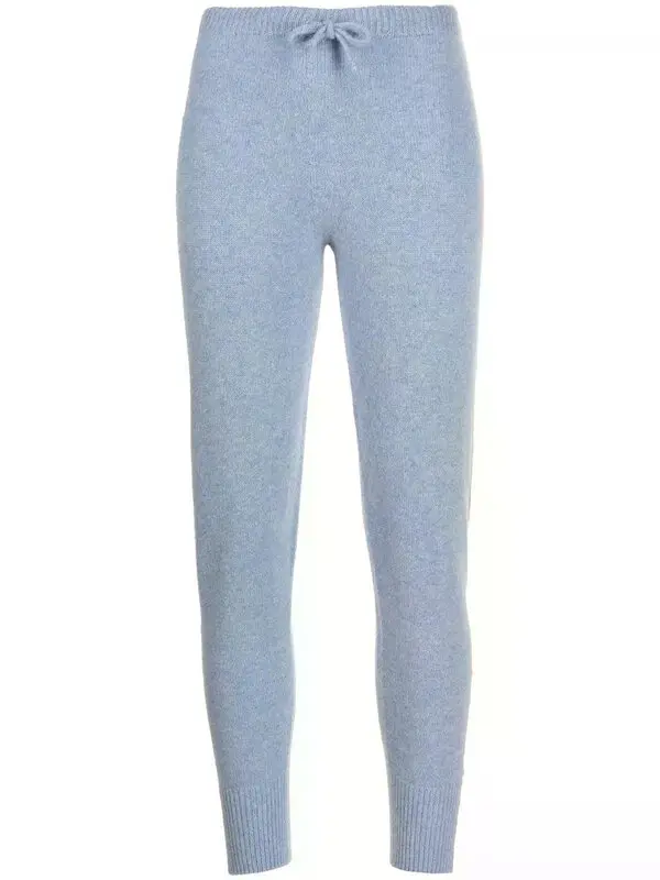 MADISON MAISON Laminated-stripe Cashmere Trousers
