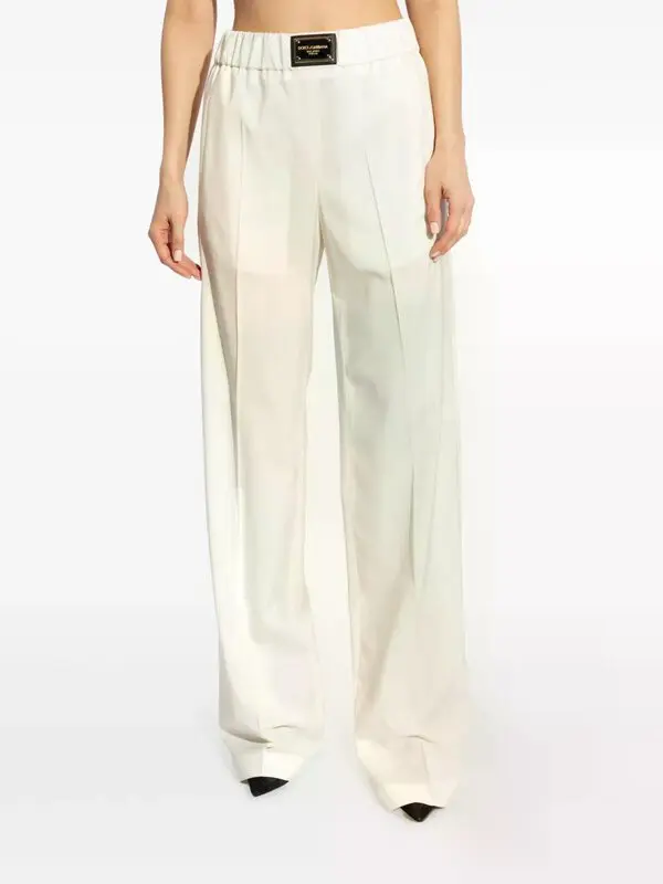Dolce & Gabbana High-waisted Wool Trousers