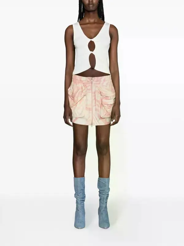 DIESEL® O-mirty Cargo Mini Skirt