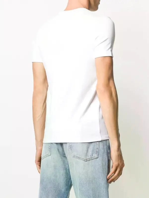 TOM FORD V-neck Cotton T-shirt - White