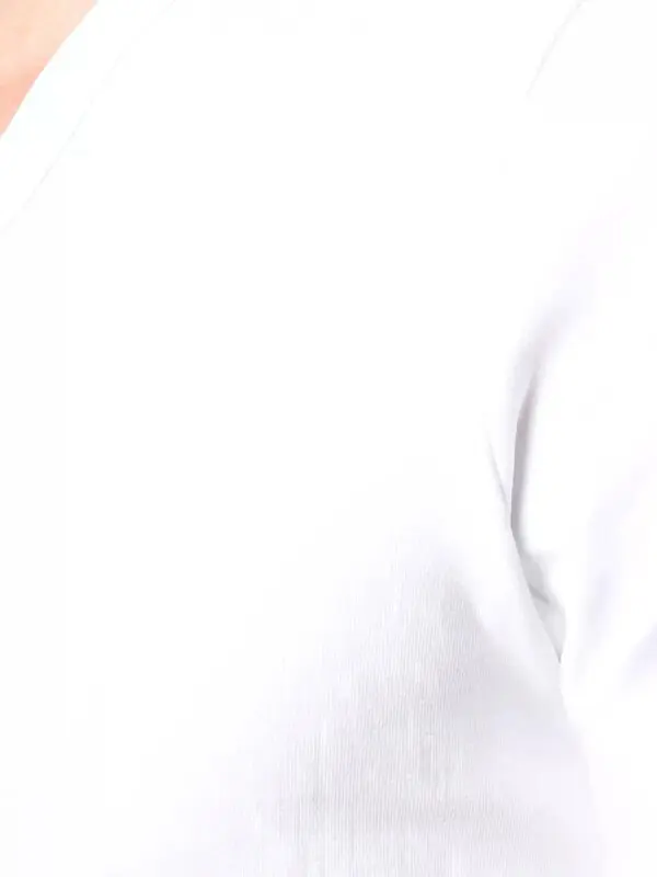 TOM FORD V-neck Cotton T-shirt - White