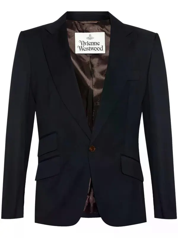 VIVIENNE WESTWOOD Peak-lapel Single-breasted Blazer