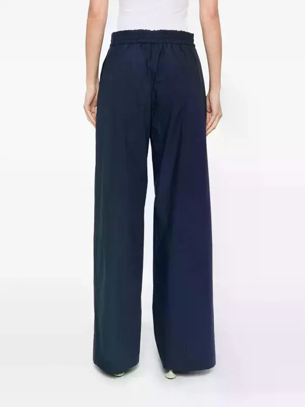 P.a.r.o.s.h Canyox Straight-leg Trousers - Blue