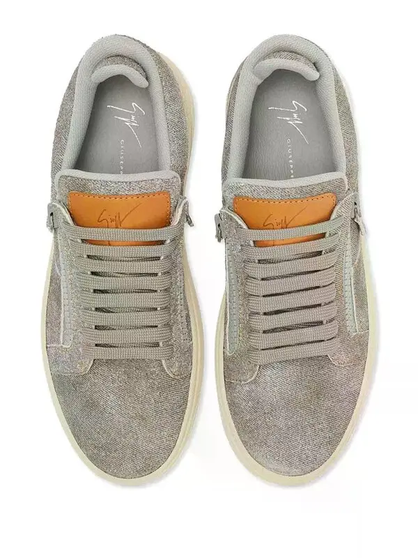 GIUSEPPE ZANOTTI Gz94 Double-zip Low-top Sneakers
