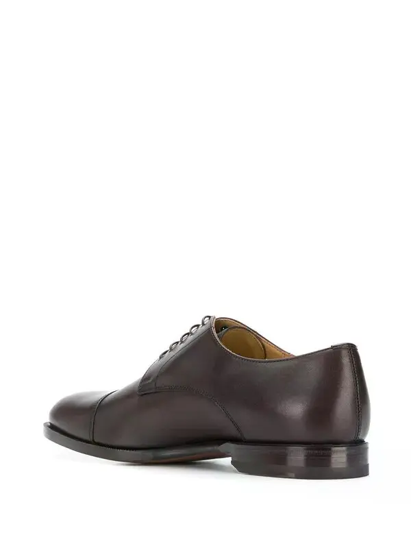 SCAROSSO Leather Derby Shoes