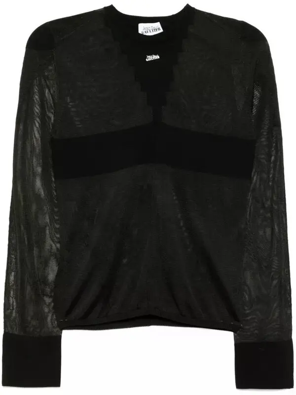 JEAN PAUL GAULTIER Logo Knit Top