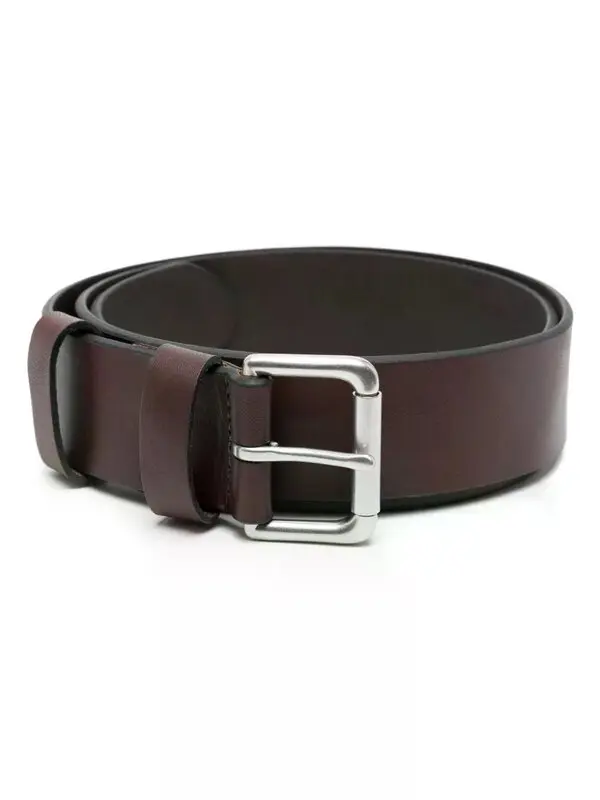 Polo Ralph Lauren Roller Logo-debossed Leather Belt - Black