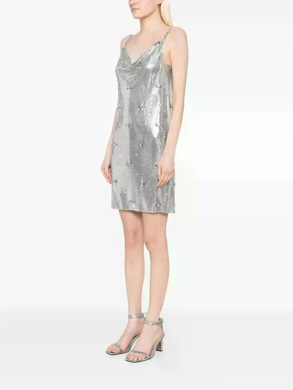 Versace Aluminum Metal Mesh Dress