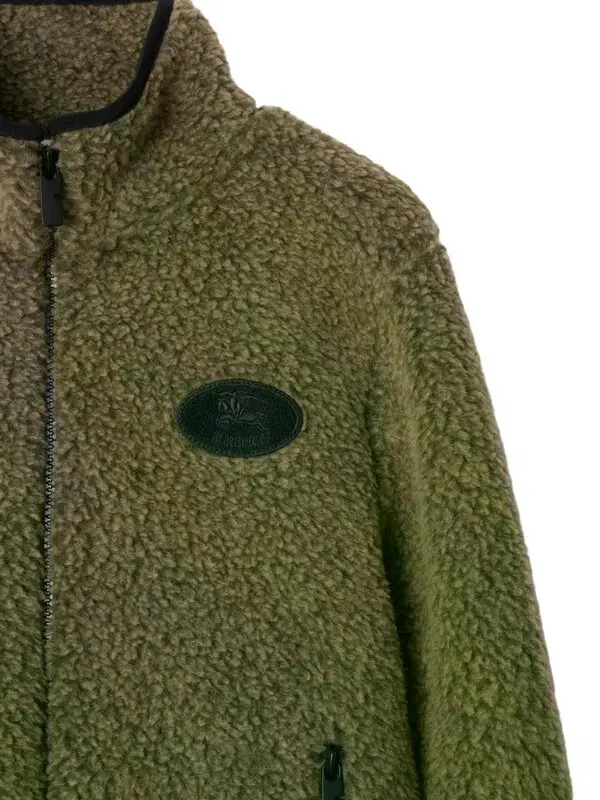 Burberry Cropped Fleece Jacket