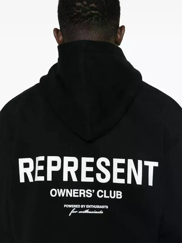 REPRESENT Owners Club Hoodie - Black