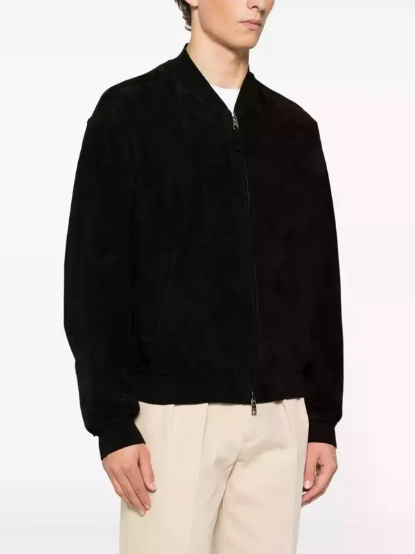 Dolce & Gabbana Suede Bomber Jacket