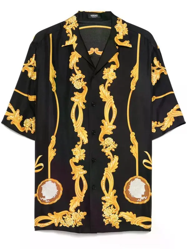 Versace Cameo Silk Shirt