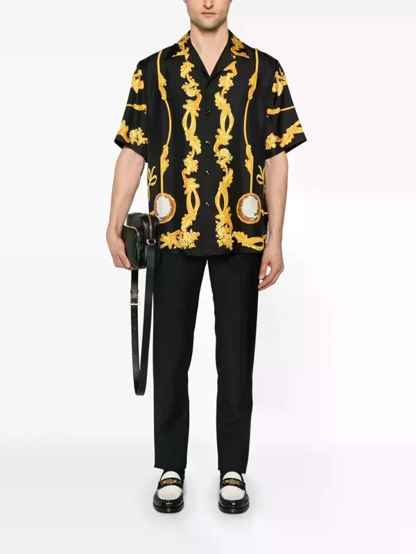 Versace Cameo Silk Shirt