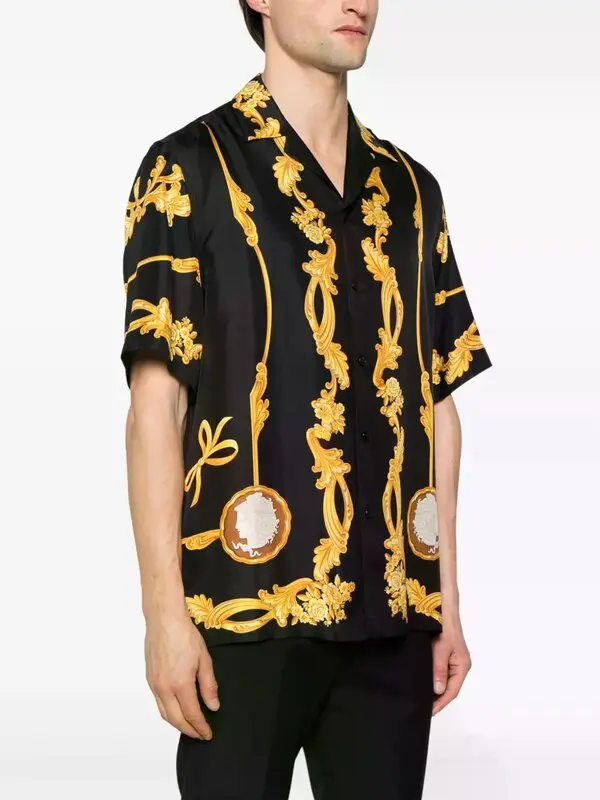 Versace Cameo Silk Shirt