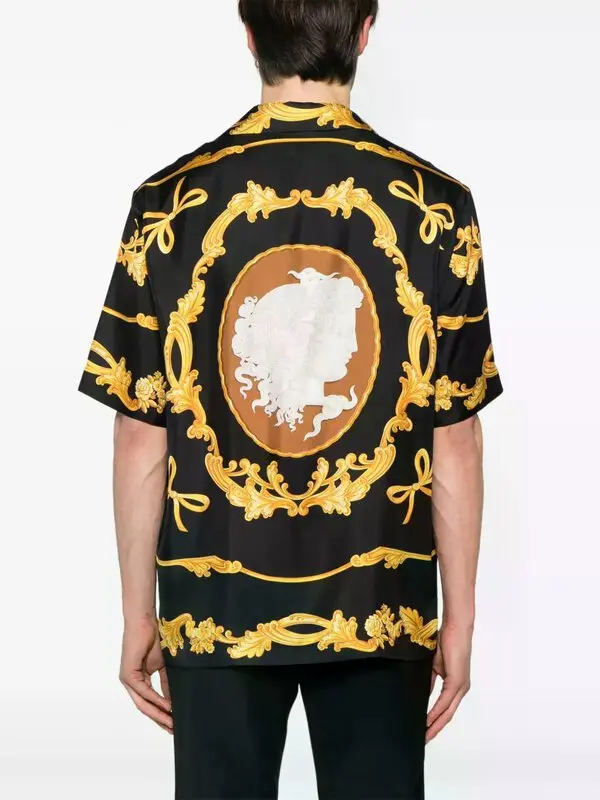 Versace Cameo Silk Shirt
