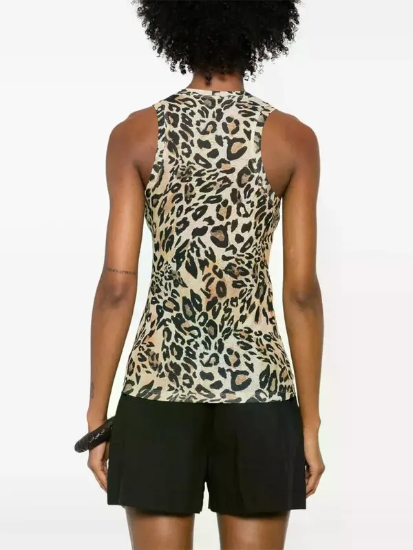 Nanushka Anneke Leopard-print Tank Top