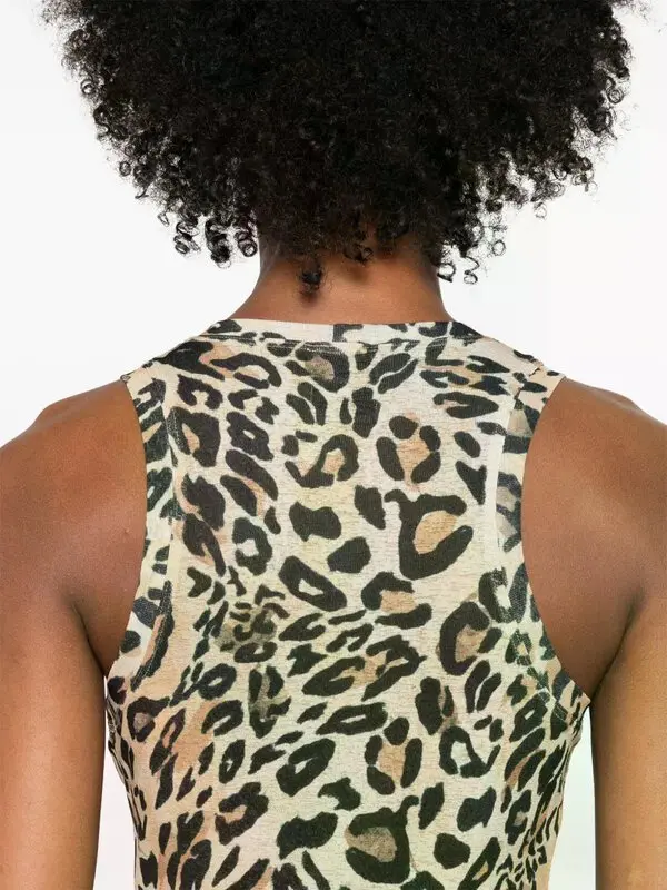 Nanushka Anneke Leopard-print Tank Top