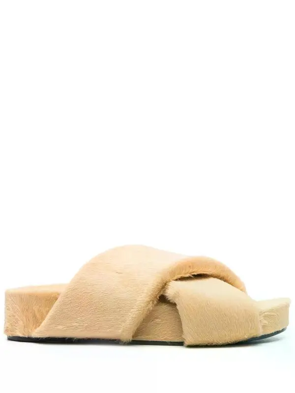 JIL SANDER Crossover-strap Detail Sandals