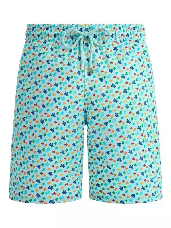 Vilebrequin Ronde Des Tortues Rainbow Swim Shorts - Blue