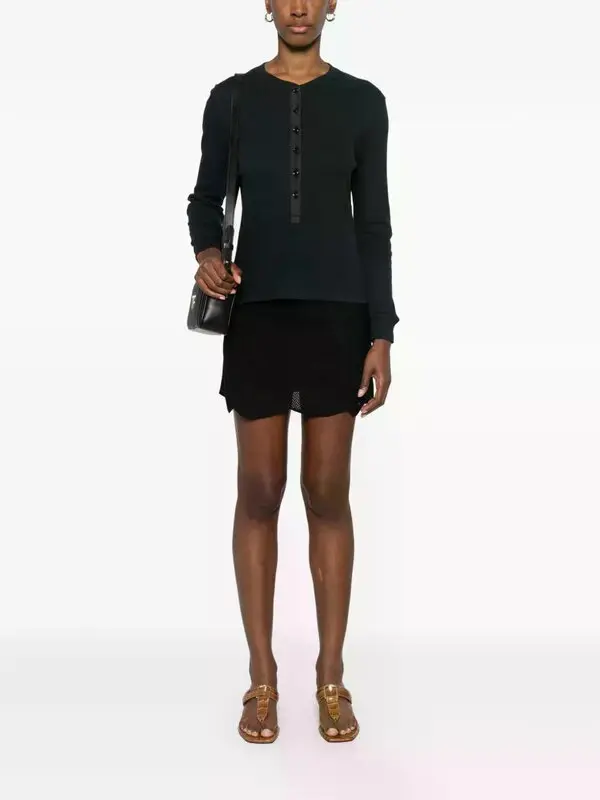 TOM FORD Knitted Mini Skirt - Black