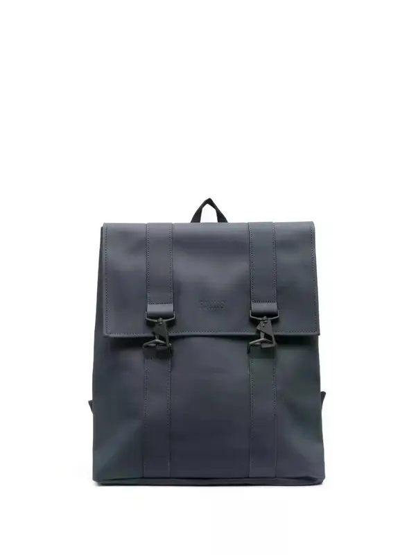Rains Msn Faux-leather Backpack - Blue