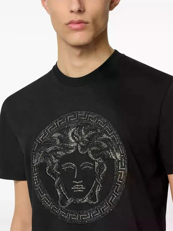 Versace Medusa Head-embellished T-shirt