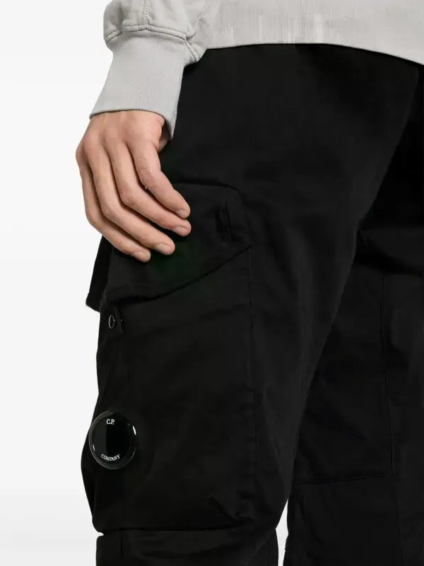 C.P. COMPANY Logo-appliqué Cargo Pants