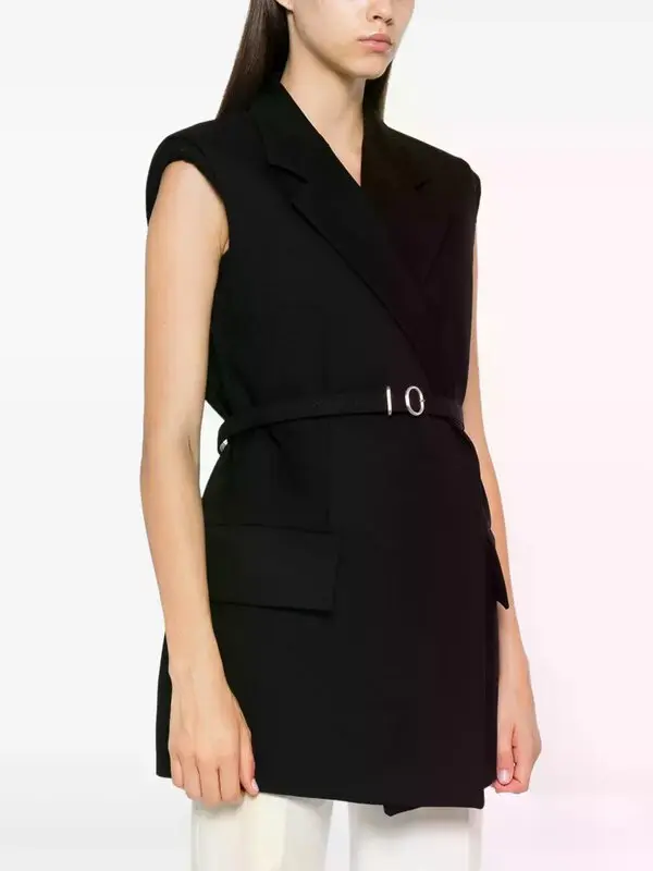 JIL SANDER Wool Sleeveless Coat