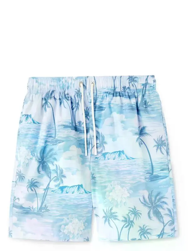 Palm Angels Sunset Print Swim Shorts