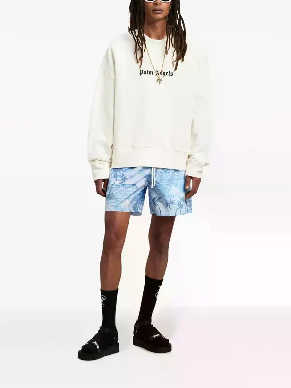 Palm Angels Sunset Print Swim Shorts