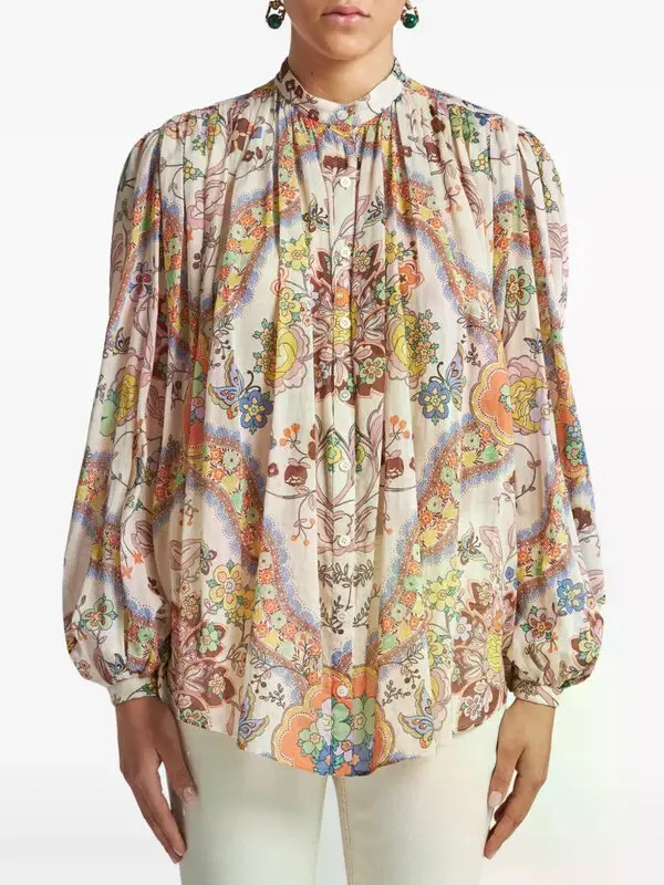 Etro Cotton Pleated Shirt