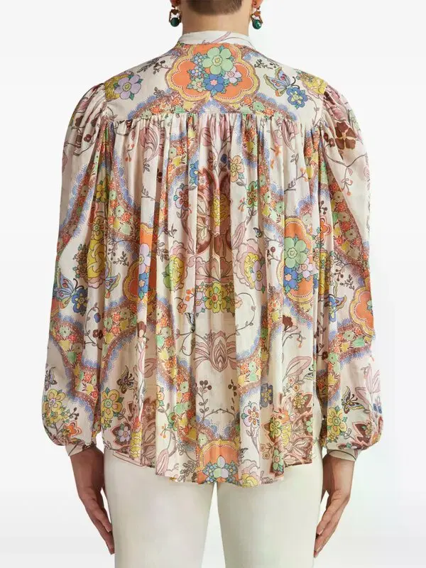 Etro Cotton Pleated Shirt