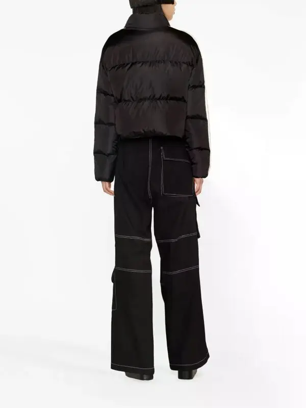 Palm Angels Logo-embroidered Puffer Jacket