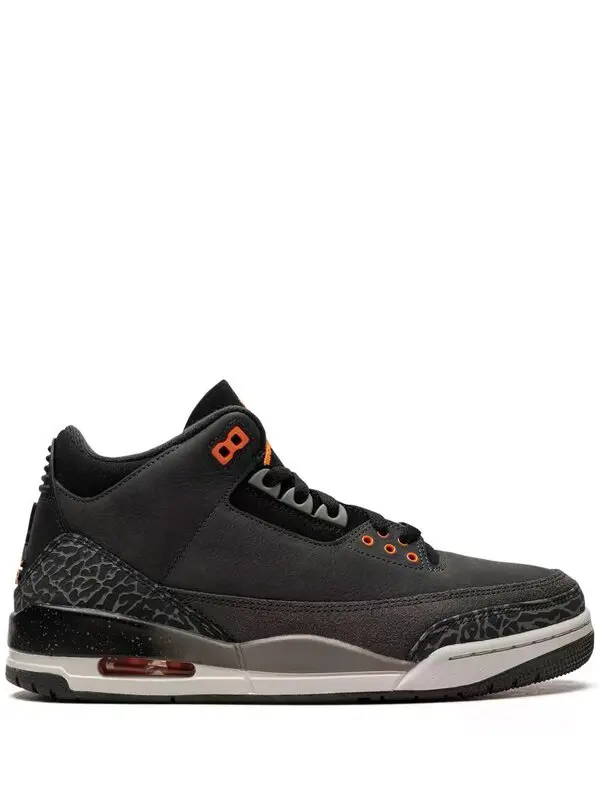 JORDAN Air 3 Fear Sneakers - Black