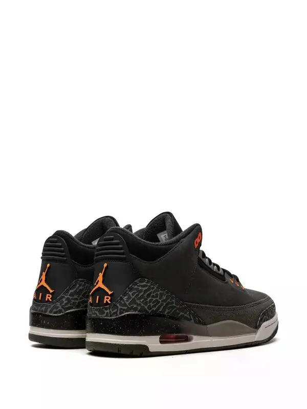 JORDAN Air 3 Fear Sneakers - Black