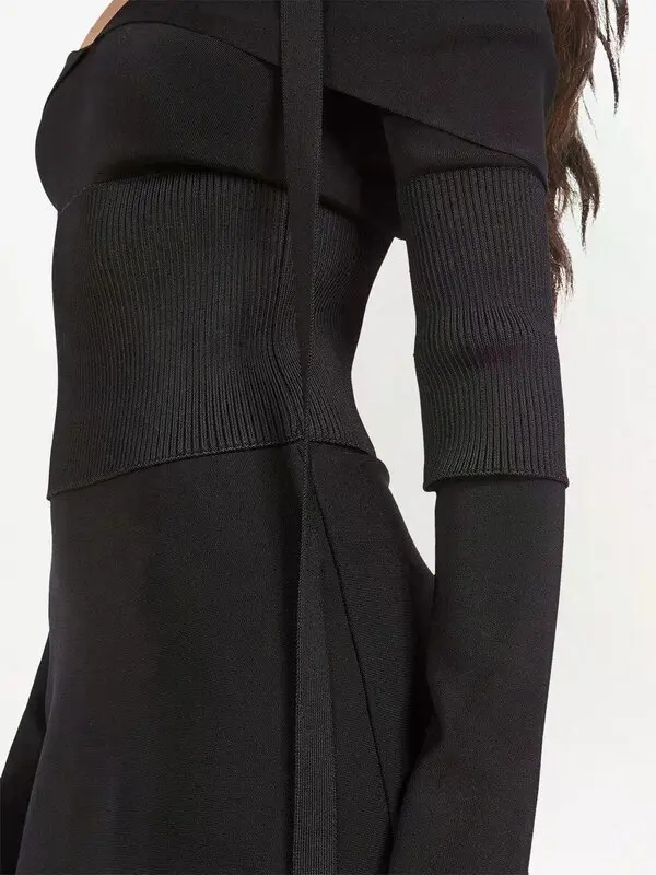 FERRAGAMO Off-shoulder Midi Dress