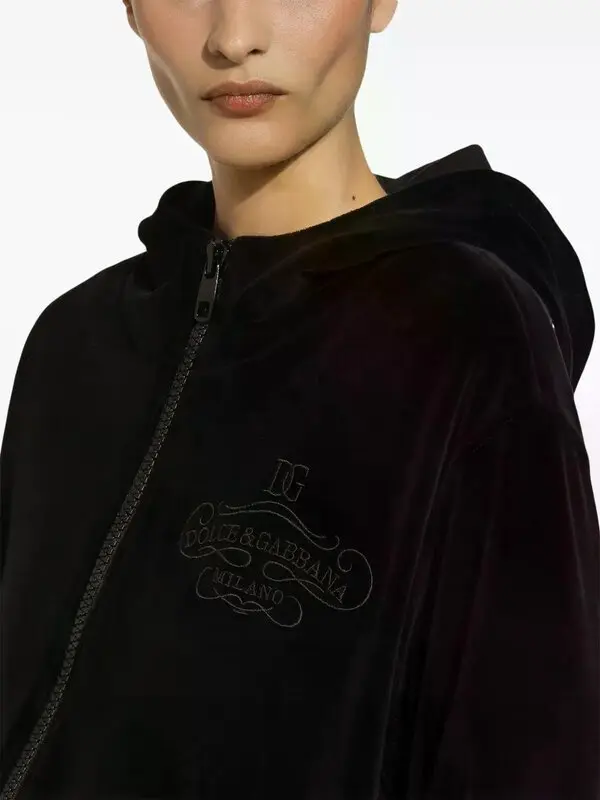 Dolce & Gabbana Logo-embroidered Hoodie