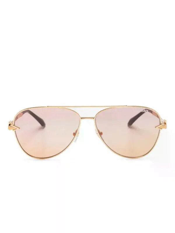 Versace Pilot-frame Sunglasses - Gold