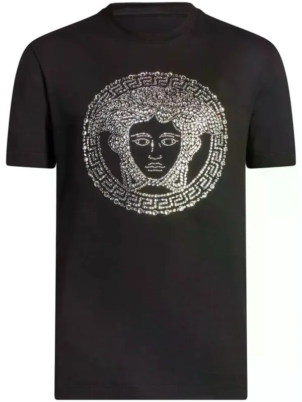 Versace Medusa-rhinestone T-shirt