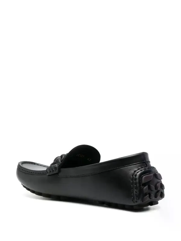 GIANVITO ROSSI Monza Leather Loafers