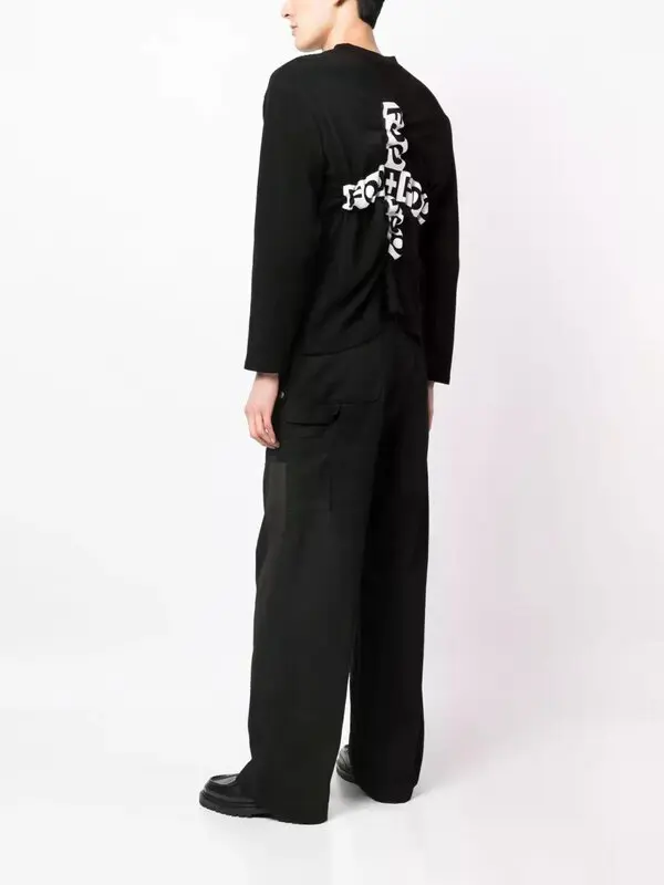 FOO AND FOO Logo-print Long-sleeve T-shirt