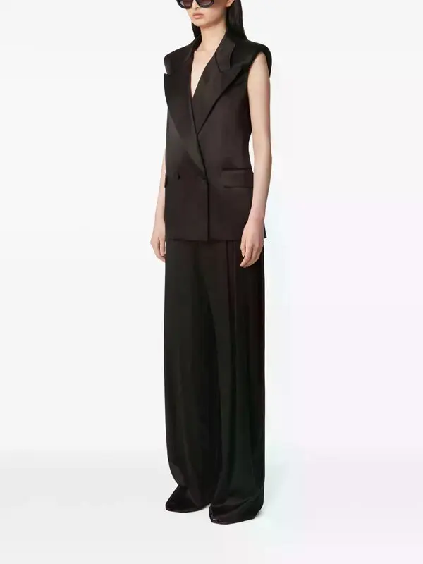 Nina Ricci Double-breasted Satin Blazer
