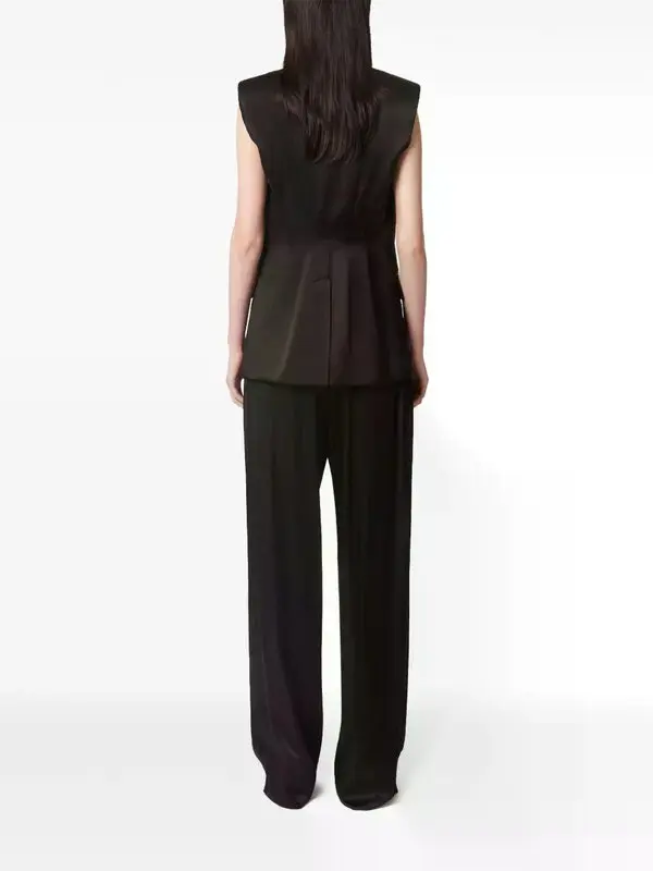 Nina Ricci Double-breasted Satin Blazer