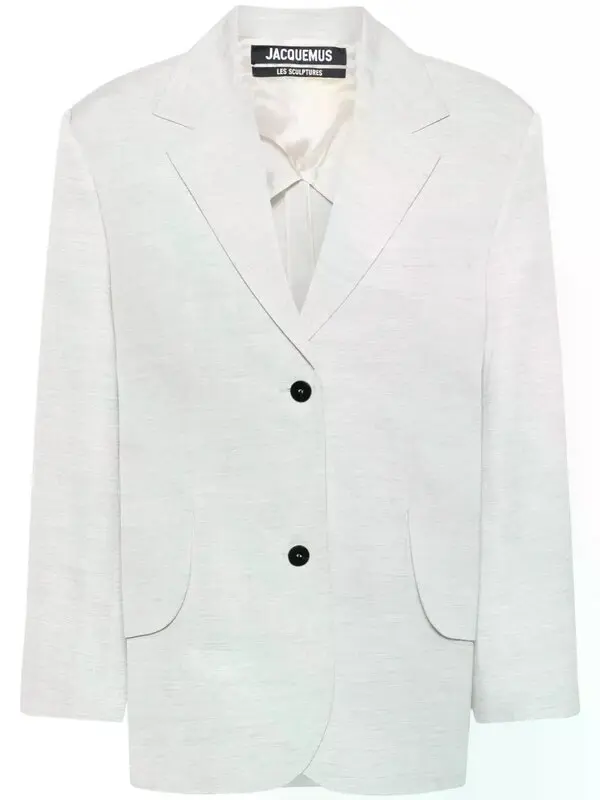 Jacquemus La Veste Titolo Blazer - Grey